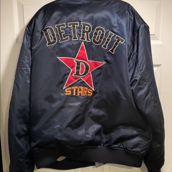 Stall & Dean | Jackets & Coats | Mens Stall Dean Detroit Stars Negro ...